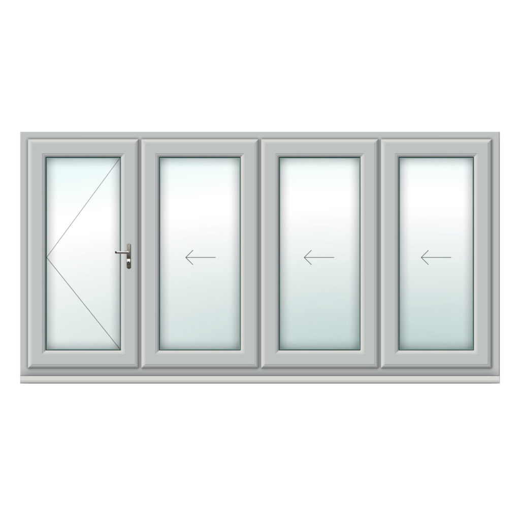 4 Panel uPVC Bifold Doors - Affordable Doors